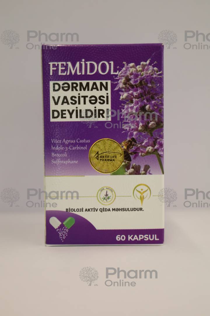 Femidol № 60 (Kapsulalar) qiyməti | Pharmastore