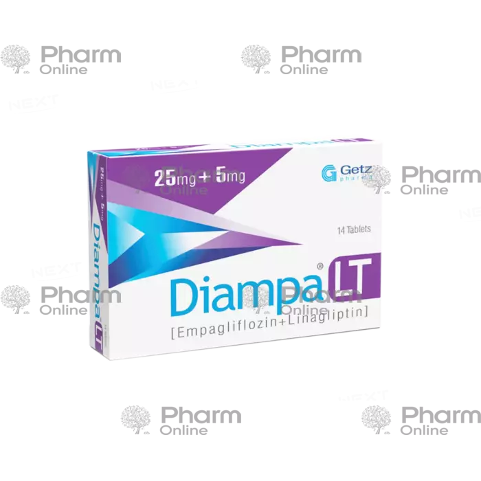 Diampa LT (25mg+5mg) №28 (Tabletlər) qiyməti | Pharmastore