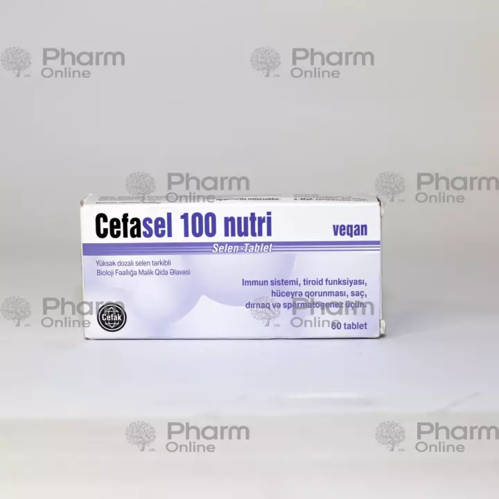 Cefasel 100 nutri № 60 (Tabletlər)