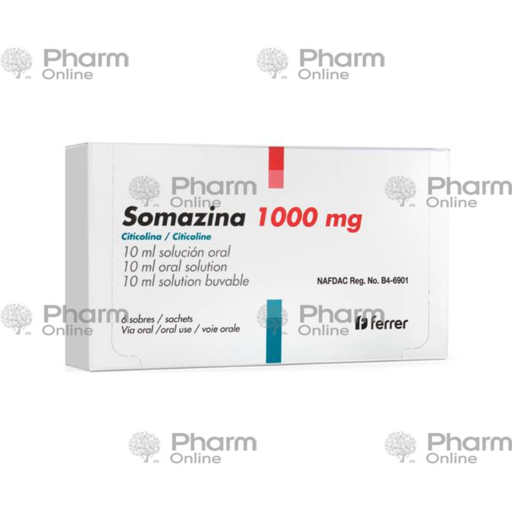 Somazina paketlərdə 1000 mq 10 ml № 6 (Məhlul) (Ferrer International SA ...
