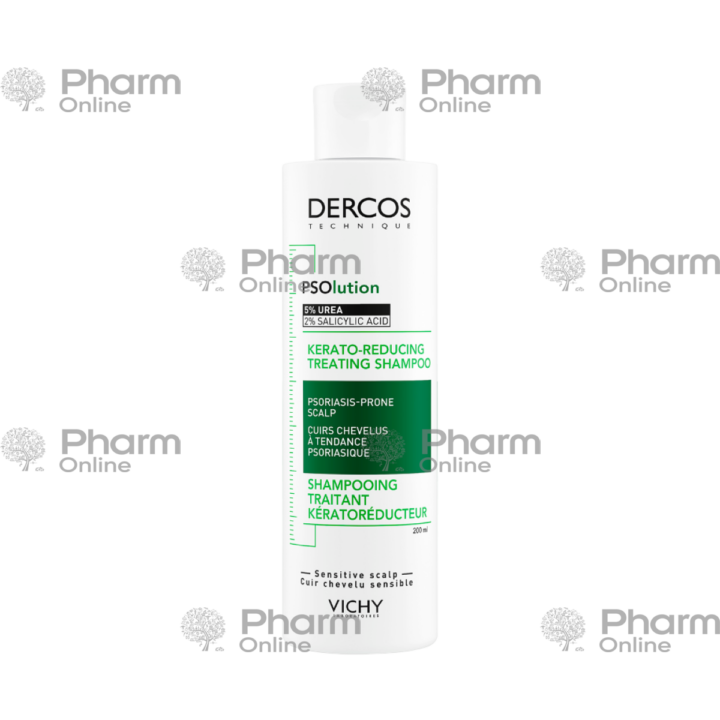 VICHY "Dercos" Pso-lusyon Qabıqlanma və qaşınma əleyhinə şampun 200 ml