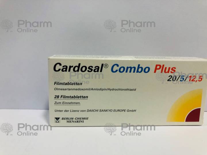 Cardosal Combo plus 20/5/12.5 mg №28 (Tablets) price | Pharmastore