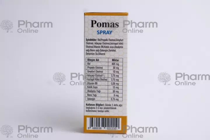 Pomas 30 ml (Sprey) (Türkiyə)