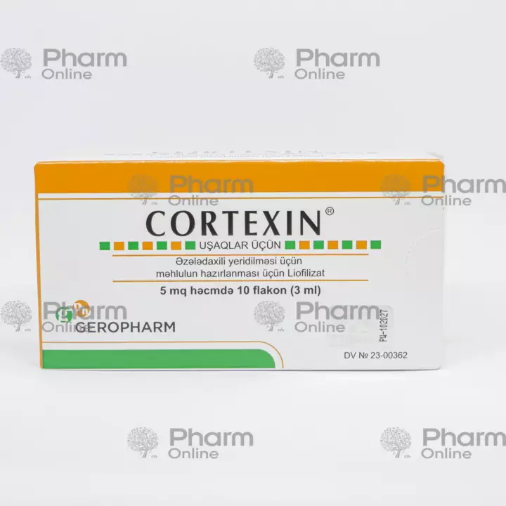 Cortexin (pediatric) 5 mg № 10 (Vial) (Qerofarm) (Russia)