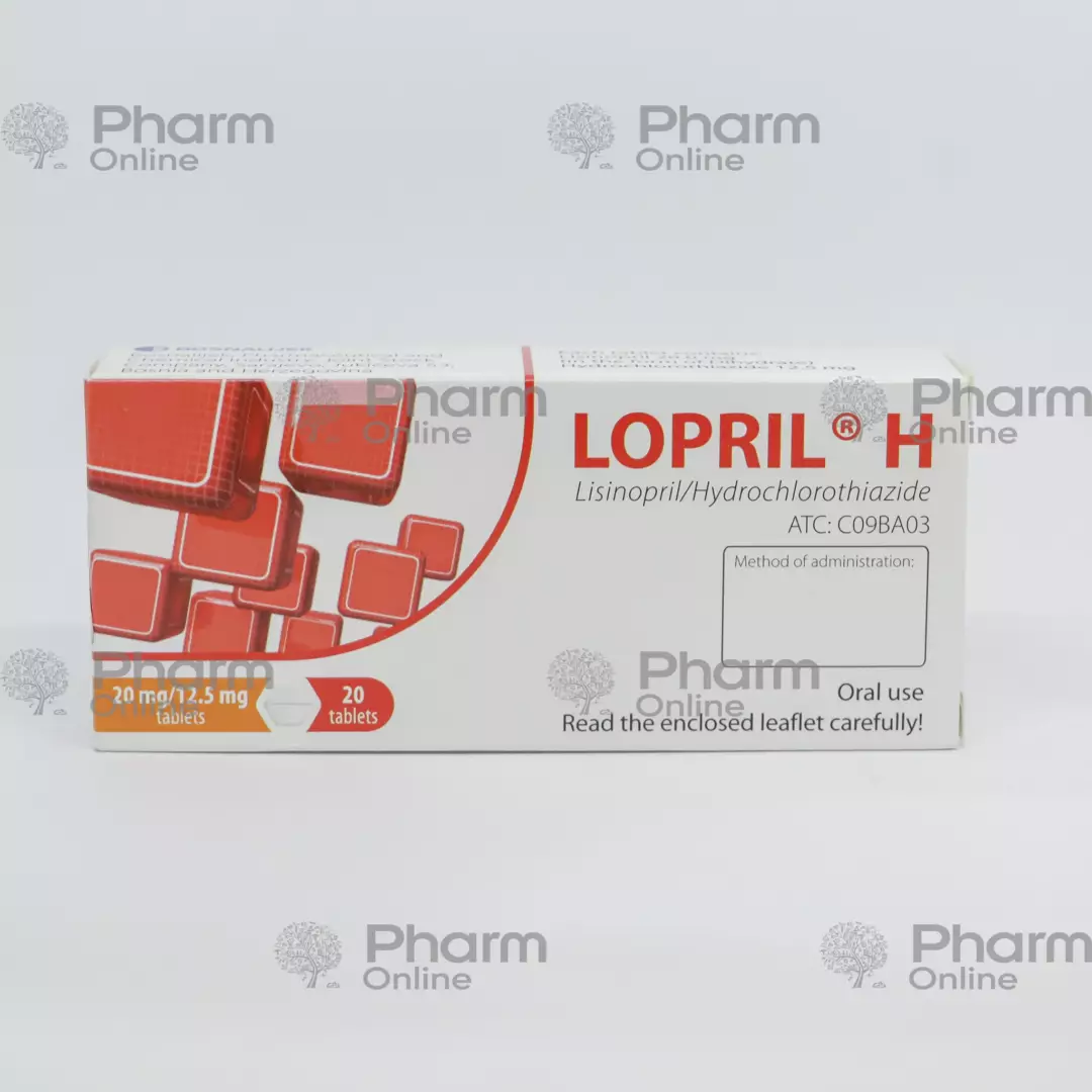 Lopril N 20 mg № 20 (tabletlər) (Bosniya)