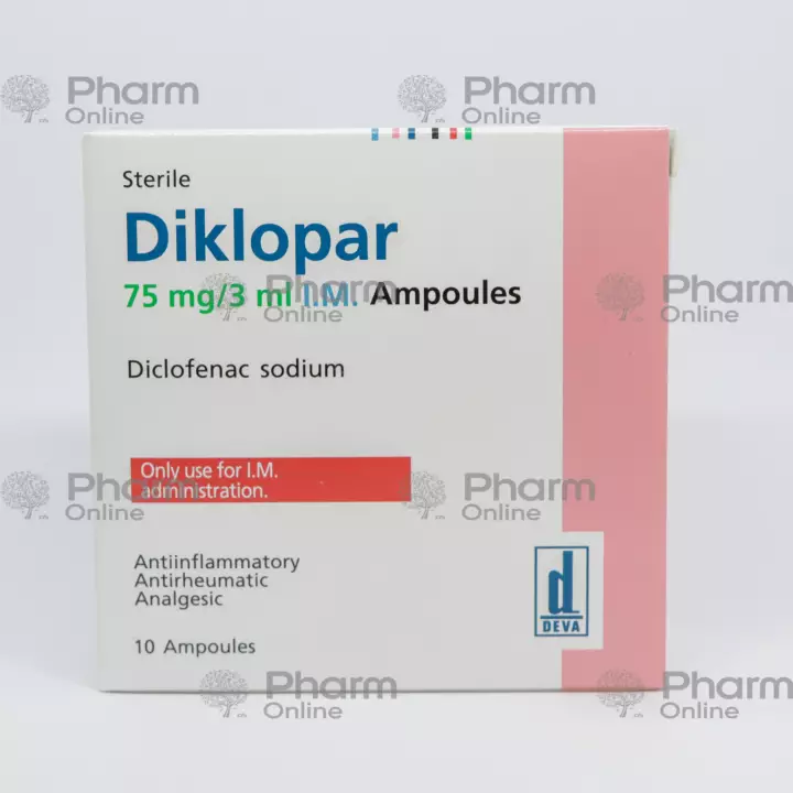 Diklopar 3 ml № 10 (Ampulalar) (Türkiyə)