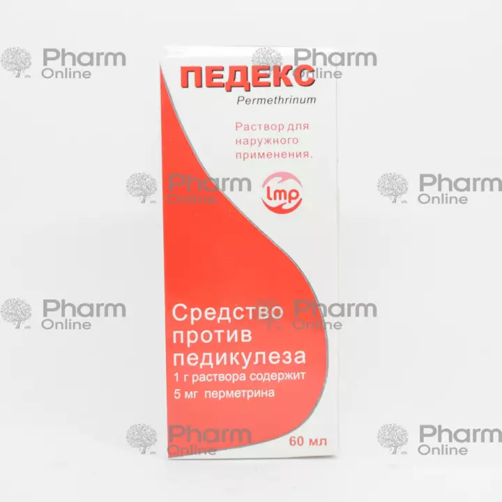 Pedeks losyonu 5 % 60 ml (Latviya)