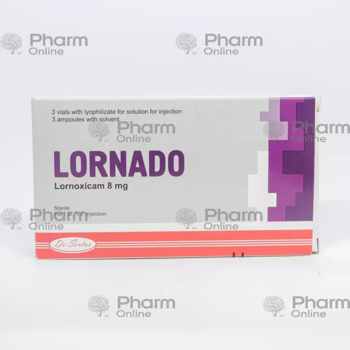 Lornado 8mg N3+3 (Ampoules) (Turkey) price | Pharmastore