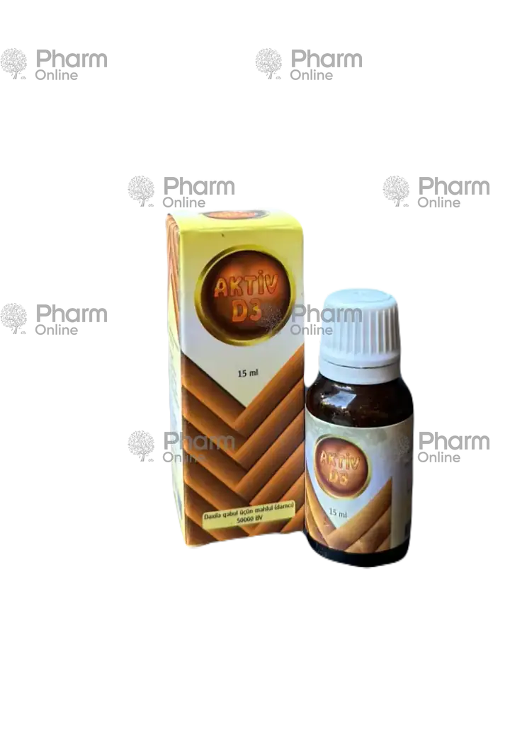 Aktiv D3 50000 ED 15 ml qiyməti | Pharmastore