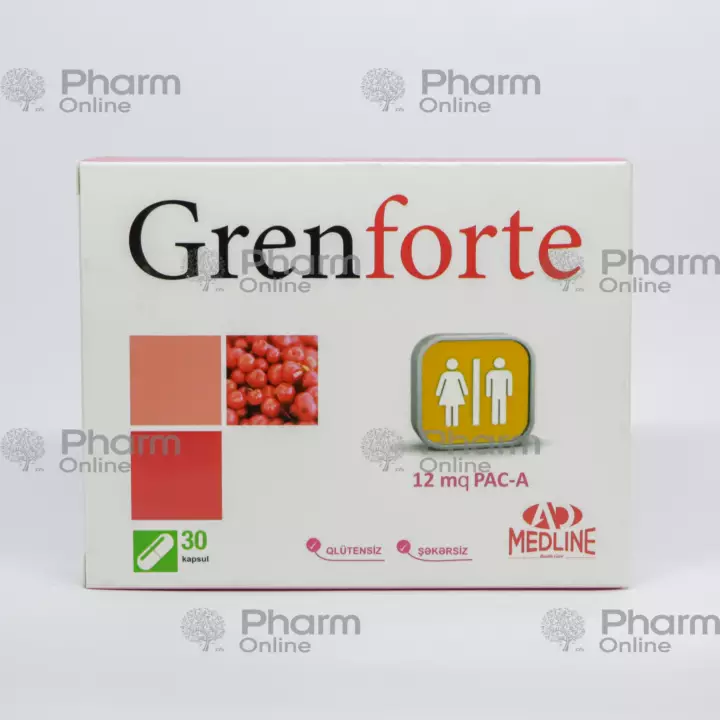 Qrenforte №30 (Kapsullar) qiyməti | Pharmastore