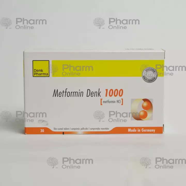 Metformin Denk 1000 mq № 30 (Tabletlər) (Almaniya)