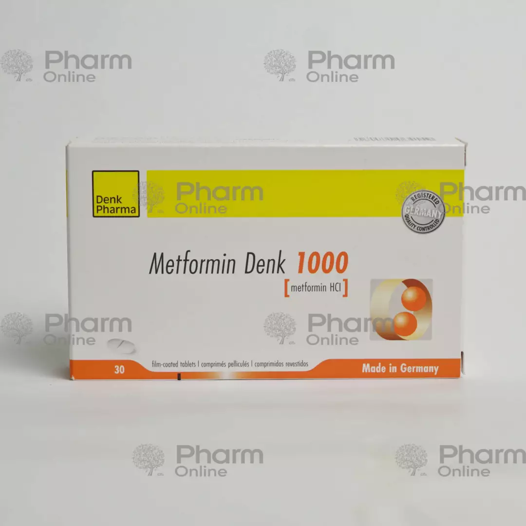 Metformin Denk 1000 mq № 30 (Həblər) (Denk Pharma) (Almaniya)