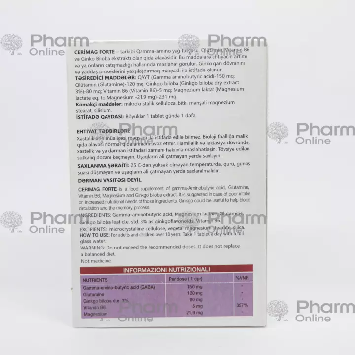 Serimaq forte № 30 (HƏB) (İtaliya) qiyməti | Pharmastore