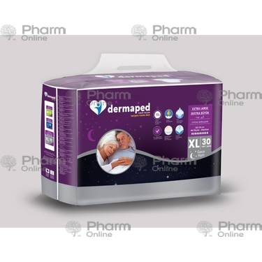 Dermaped böyüklər üçün gecə bezləri 120-170cm XL № 30