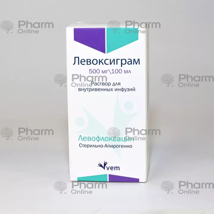 Levoxigram 500mg/100ml (Məhlul)