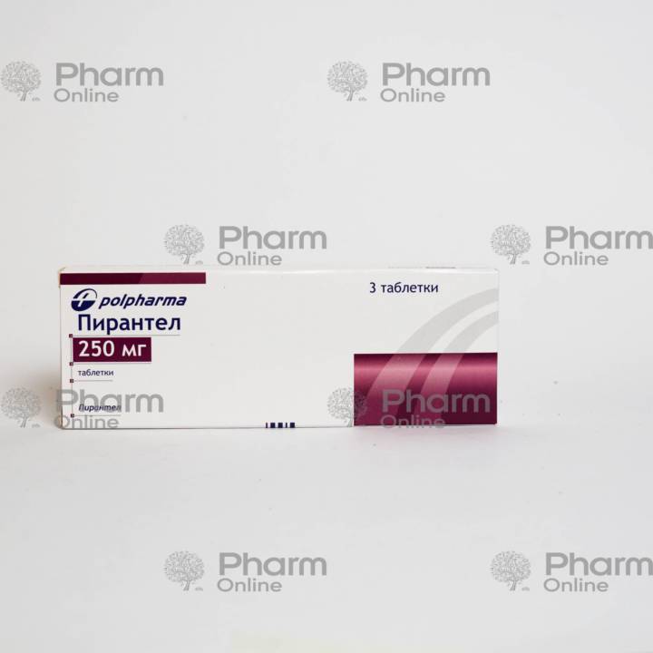 Pirantel 250 mq №3 (Tabletlər) (Polşa)