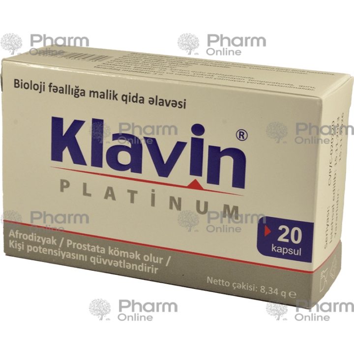 Klavin platinum 20 mq / 60 mq № 20 qiyməti | Pharmastore
