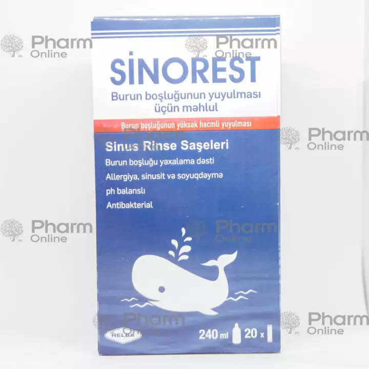 Sinorest plastik flakon+20 ədəd toz 240 ml (Məhlul)