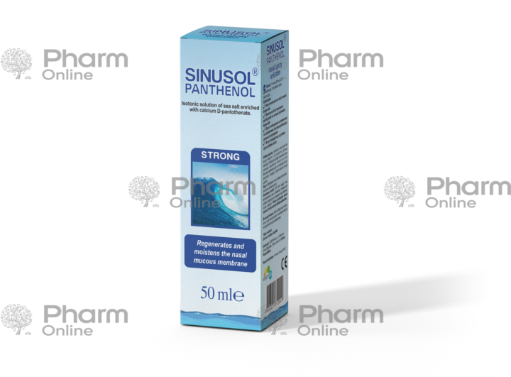 Sinusol Pantenol 50 ml Burun Spreyi – Burun Qıcıqlanmasına Qarşı Müdafiə