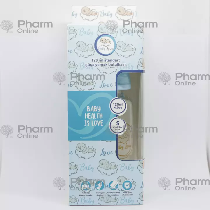 Baby love şüşəli butılka standart 0-3M (S) (8038) 120 ml