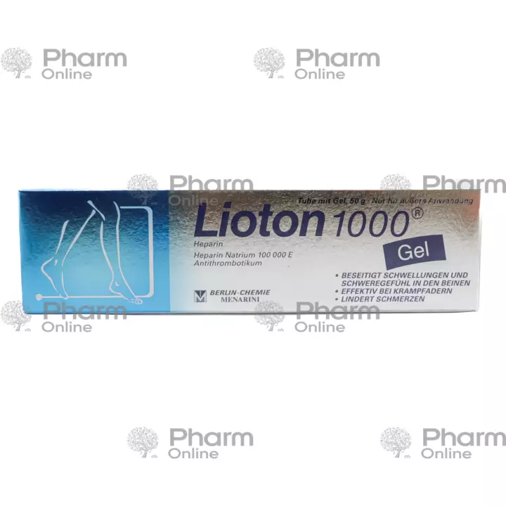 Lioton 50 qr (Gel) (Almaniya) qiyməti | Pharmastore
