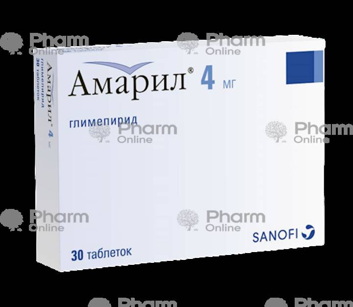 Amaril 4 mq № 30 (Tabletlər) (İtaliya)