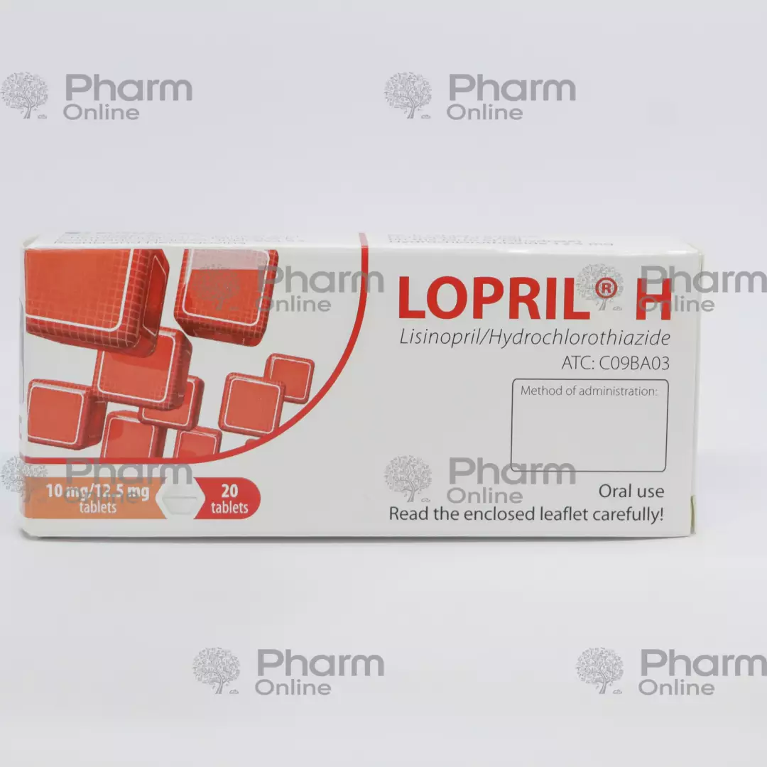 Lopril N 10 mg № 20 (tabletlər) (Bosniya)