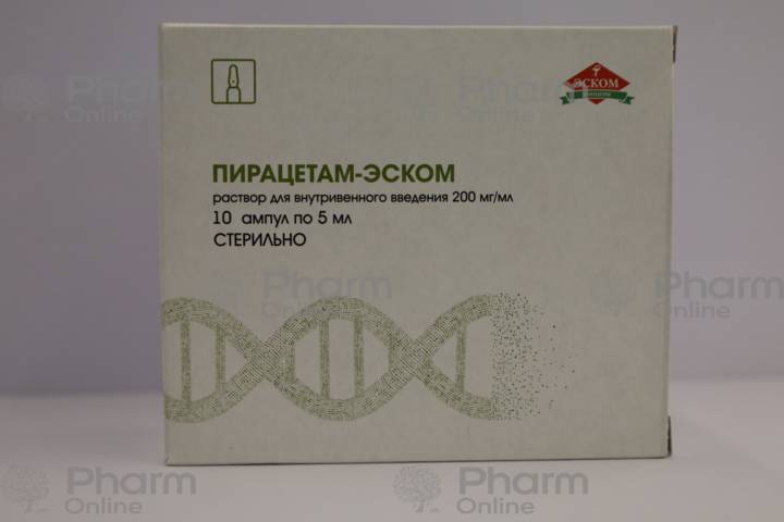 Piracetam 20% 5 ml №10 (Ampulalar)