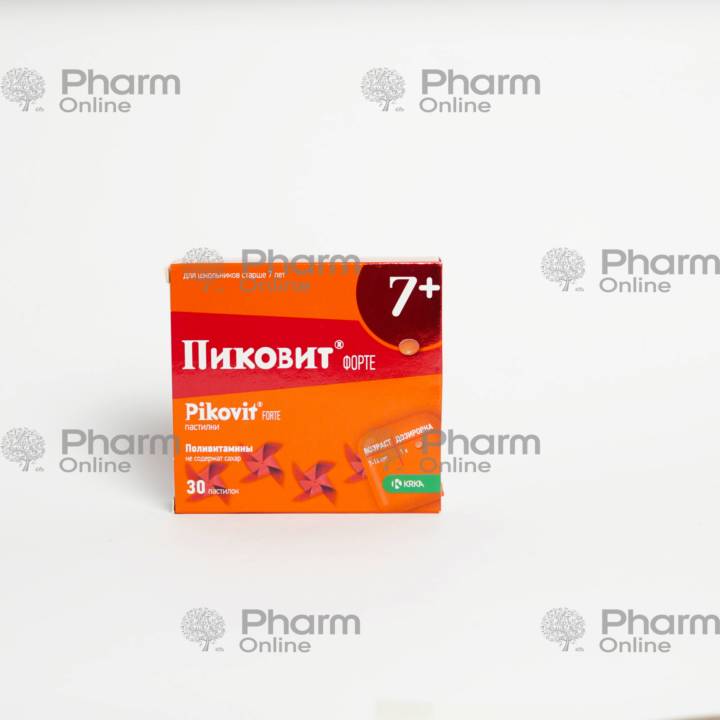 Pikovit forte (7+) № 30 (Pastil) (KRKA) (Sloveniya)