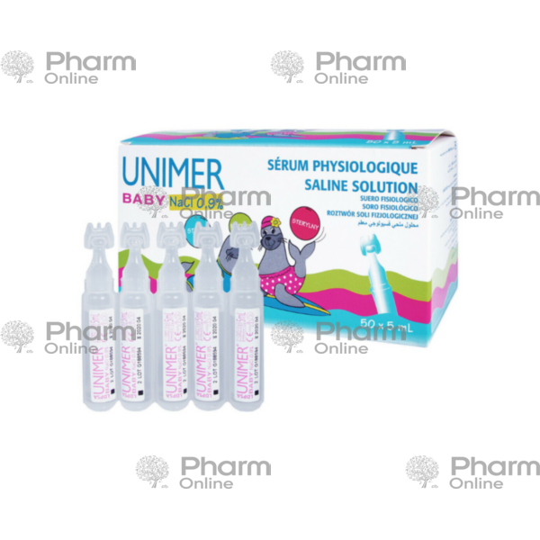 Unimer baby 0,9% 50x5 ml